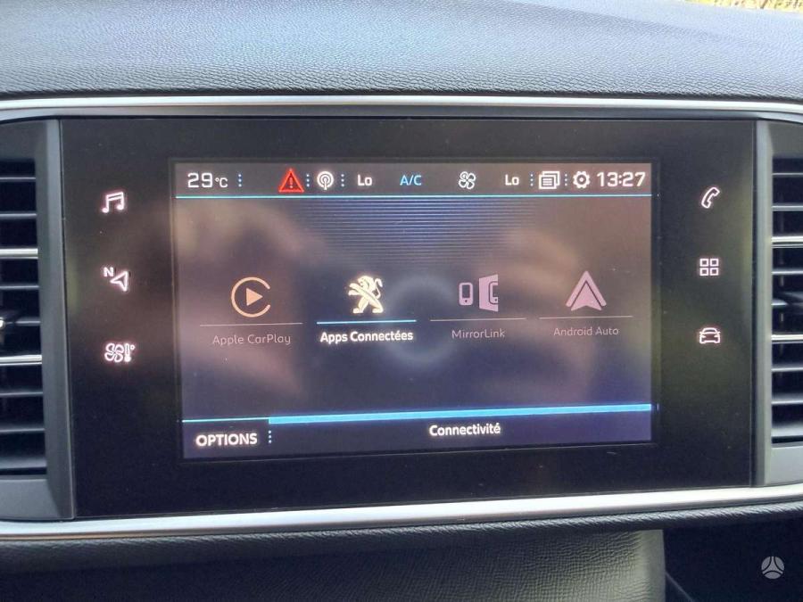 Black Peugeot 308 2018 in Taurage, with an engine capacity of 1.20 L and mileage of 108 thousand km for 7499 €, photo 24 on AUTOMOTO.COM.LV