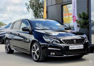 Melns Peugeot 308 2018 Tauragė, ar dzinēja tilpumu 1.20 L un nobraukumu 125 tūkst. km par 6800 €, foto  vietnē AUTOMOTO.COM.LV