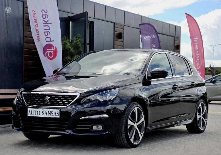 Black Peugeot 308 2018 in Taurage, with an engine capacity of 1.20 L and mileage of 125 thousand km for 6800 €, photo 3 on AUTOMOTO.COM.LV