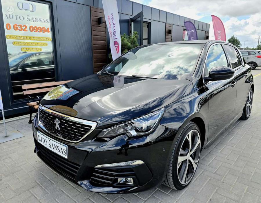 Black Peugeot 308 2018 in Taurage, with an engine capacity of 1.20 L and mileage of 125 thousand km for 6800 €, photo 12 on AUTOMOTO.COM.LV