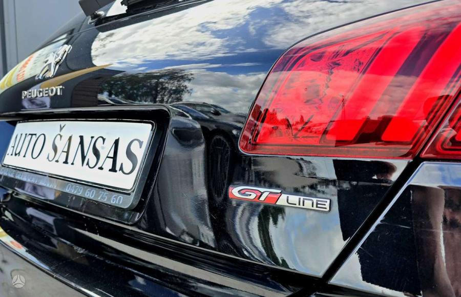 Black Peugeot 308 2018 in Taurage, with an engine capacity of 1.20 L and mileage of 125 thousand km for 6800 €, photo 15 on AUTOMOTO.COM.LV