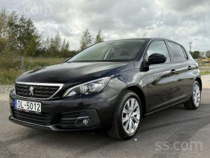 Melns Peugeot 308 2018 Liepāja, ar dzinēja tilpumu 1.20 L un nobraukumu 106 tūkst. km par 8900 €, foto  vietnē AUTOMOTO.COM.LV