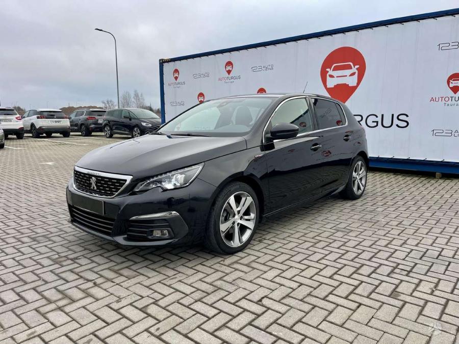 Black Peugeot 308 2019 in Taurage, with an engine capacity of 1.50 L and mileage of 125 thousand km for 9200 €, photo 1 on AUTOMOTO.COM.LV