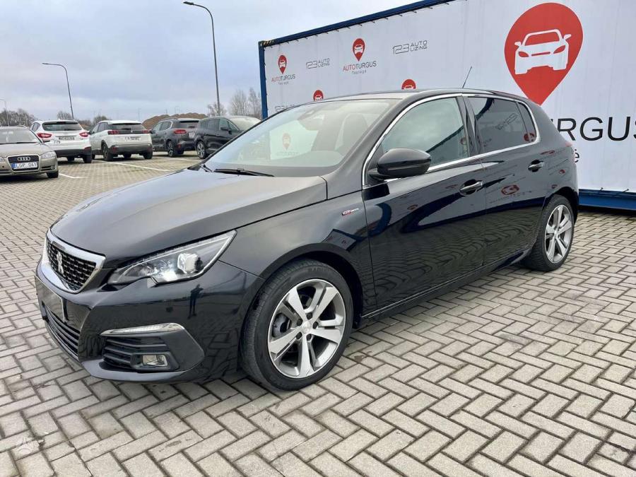 Black Peugeot 308 2019 in Taurage, with an engine capacity of 1.50 L and mileage of 125 thousand km for 9200 €, photo 13 on AUTOMOTO.COM.LV