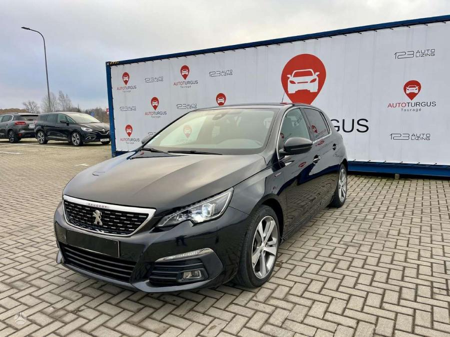 Black Peugeot 308 2019 in Taurage, with an engine capacity of 1.50 L and mileage of 125 thousand km for 9200 €, photo 14 on AUTOMOTO.COM.LV