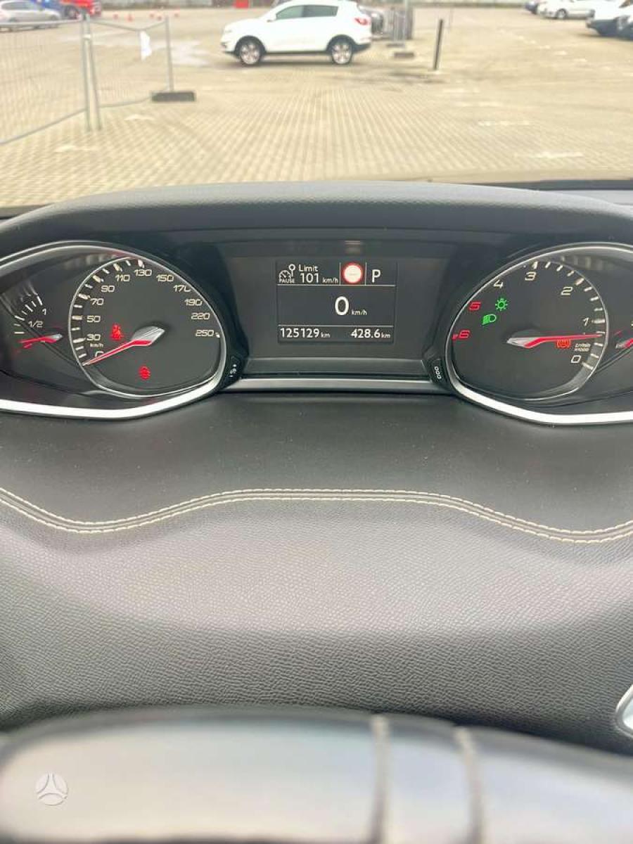 Black Peugeot 308 2019 in Taurage, with an engine capacity of 1.50 L and mileage of 125 thousand km for 9200 €, photo 25 on AUTOMOTO.COM.LV