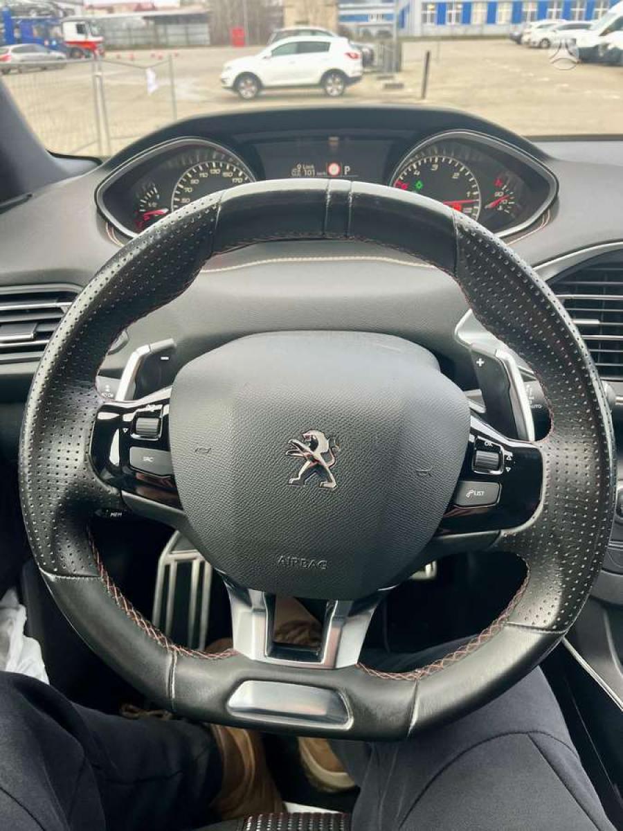 Black Peugeot 308 2019 in Taurage, with an engine capacity of 1.50 L and mileage of 125 thousand km for 9200 €, photo 26 on AUTOMOTO.COM.LV