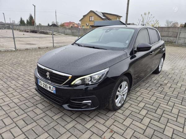 Black Peugeot 308 2019 in Taurage, with an engine capacity of 1.50 L and mileage of 210 thousand km for 7300 €, photo 1 on AUTOMOTO.COM.LV