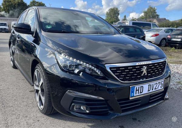 Melns Peugeot 308 2019 Tauragė, ar dzinēja tilpumu 1.20 L un nobraukumu 113 tūkst. km par 5200 €, foto  vietnē AUTOMOTO.COM.LV