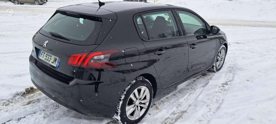 Melns Peugeot 308 2020 Tauragė, ar dzinēja tilpumu 1.50 L un nobraukumu 290 tūkst. km par 4900 €, foto 7 vietnē AUTOMOTO.COM.LV