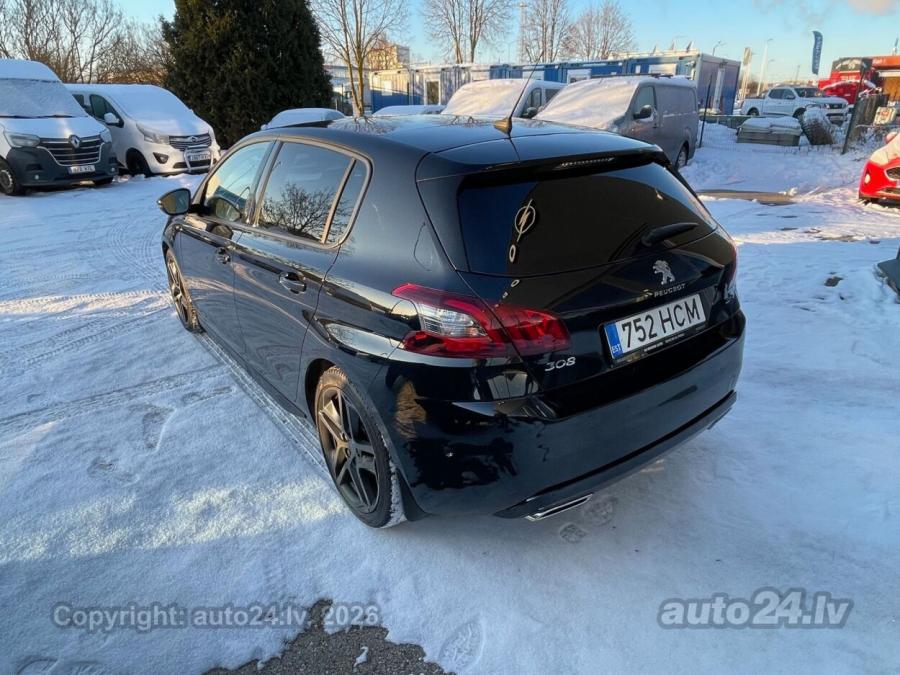 Melns Peugeot 308 2021 Tartu, ar dzinēja tilpumu 1.20 L un nobraukumu 43 tūkst. km par 15990 €, foto 8 vietnē AUTOMOTO.COM.LV