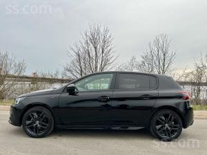 Black Peugeot 308 2022 in Ogre, with an engine capacity of 1.20 L and mileage of 18 thousand km for 3300 €, photo 2 on AUTOMOTO.COM.LV