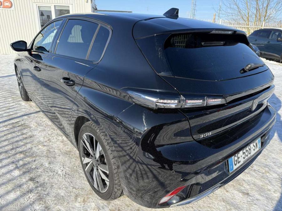 Black Peugeot 308 2022 in Marijampole, with an engine capacity of 1.50 L and mileage of 165 thousand km for 12699 €, photo 7 on AUTOMOTO.COM.LV