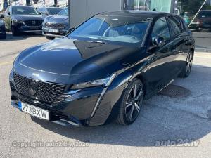 Melns Peugeot 308 2022 Tartu, ar dzinēja tilpumu 1.20 L un nobraukumu 58 tūkst. km par 19990 €, foto  vietnē AUTOMOTO.COM.LV