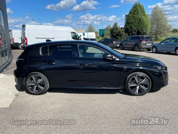 Black Peugeot 308 2022 in Tartu, with an engine capacity of 1.20 L and mileage of 58 thousand km for 19990 €, photo 7 on AUTOMOTO.COM.LV