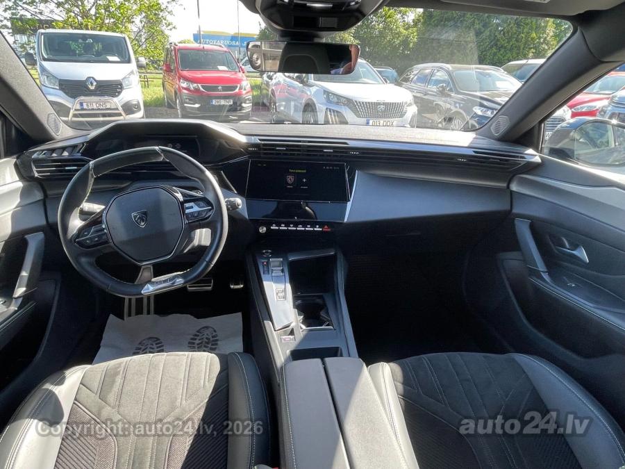 Black Peugeot 308 2022 in Tartu, with an engine capacity of 1.20 L and mileage of 58 thousand km for 19990 €, photo 10 on AUTOMOTO.COM.LV