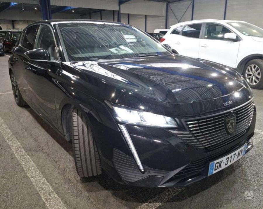 Melns Peugeot 308 2022 Viļņa, ar dzinēja tilpumu 1.20 L un nobraukumu 159 tūkst. km par 12099 €, foto 4 vietnē AUTOMOTO.COM.LV