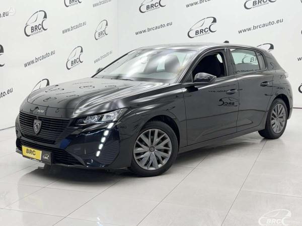 Black Peugeot 308 2022 in Vilnius, with an engine capacity of 1.20 L and mileage of 114 thousand km for 9600 €, photo 1 on AUTOMOTO.COM.LV