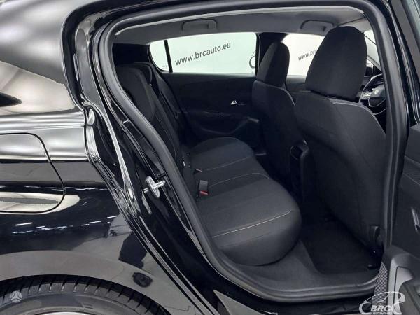 Black Peugeot 308 2022 in Vilnius, with an engine capacity of 1.20 L and mileage of 114 thousand km for 9600 €, photo 11 on AUTOMOTO.COM.LV