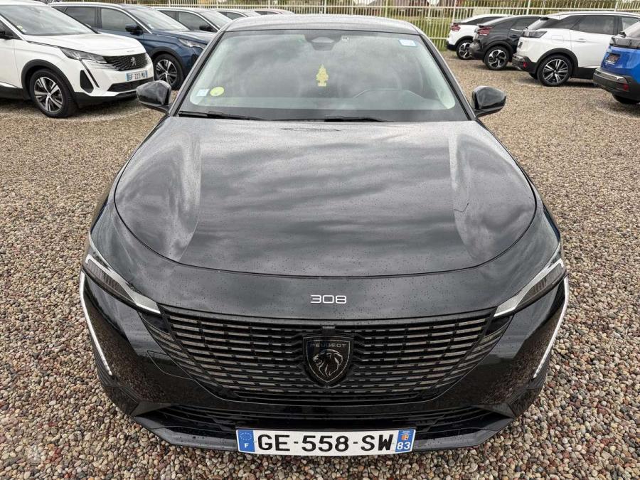 Black Peugeot 308 2022 in Marijampole, with an engine capacity of 1.50 L and mileage of 165 thousand km for 12336 €, photo 3 on AUTOMOTO.COM.LV