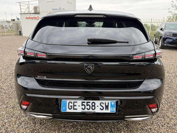 Black Peugeot 308 2022 in Marijampole, with an engine capacity of 1.50 L and mileage of 165 thousand km for 12336 €, photo 7 on AUTOMOTO.COM.LV