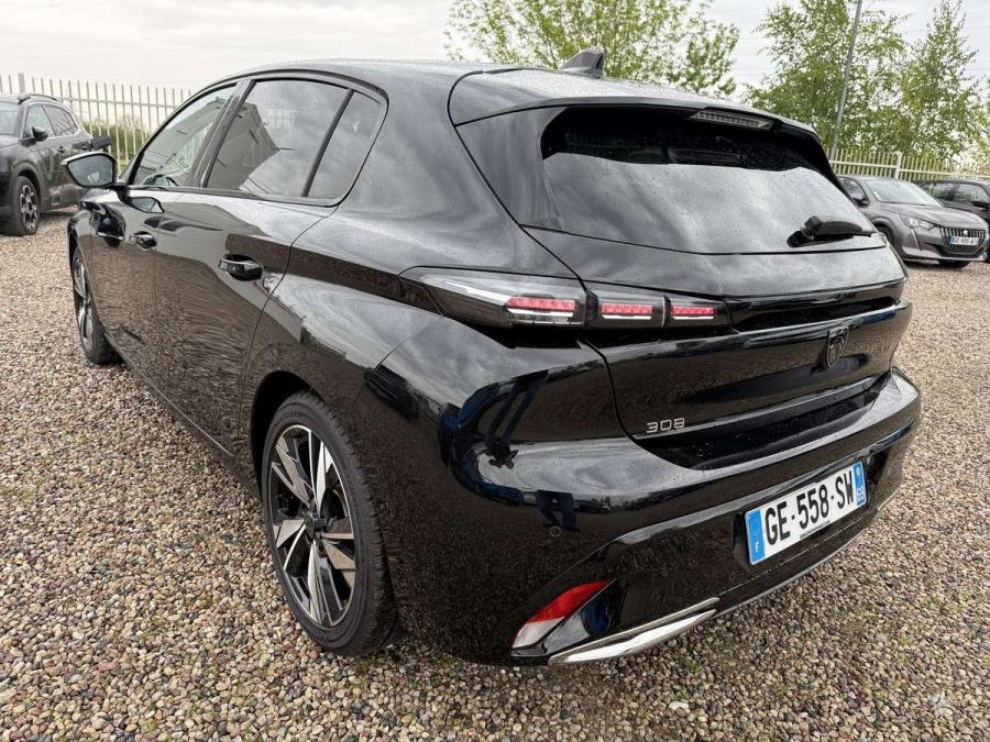 Black Peugeot 308 2022 in Marijampole, with an engine capacity of 1.50 L and mileage of 165 thousand km for 12336 €, photo 8 on AUTOMOTO.COM.LV
