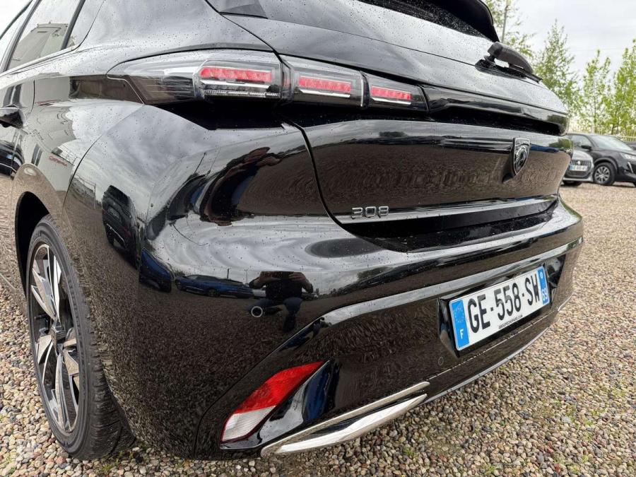 Black Peugeot 308 2022 in Marijampole, with an engine capacity of 1.50 L and mileage of 165 thousand km for 12336 €, photo 11 on AUTOMOTO.COM.LV