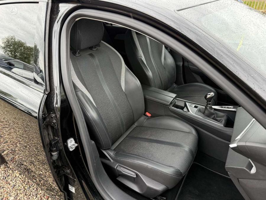 Black Peugeot 308 2022 in Marijampole, with an engine capacity of 1.50 L and mileage of 165 thousand km for 12336 €, photo 15 on AUTOMOTO.COM.LV