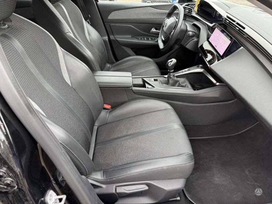 Black Peugeot 308 2022 in Marijampole, with an engine capacity of 1.50 L and mileage of 165 thousand km for 12336 €, photo 18 on AUTOMOTO.COM.LV