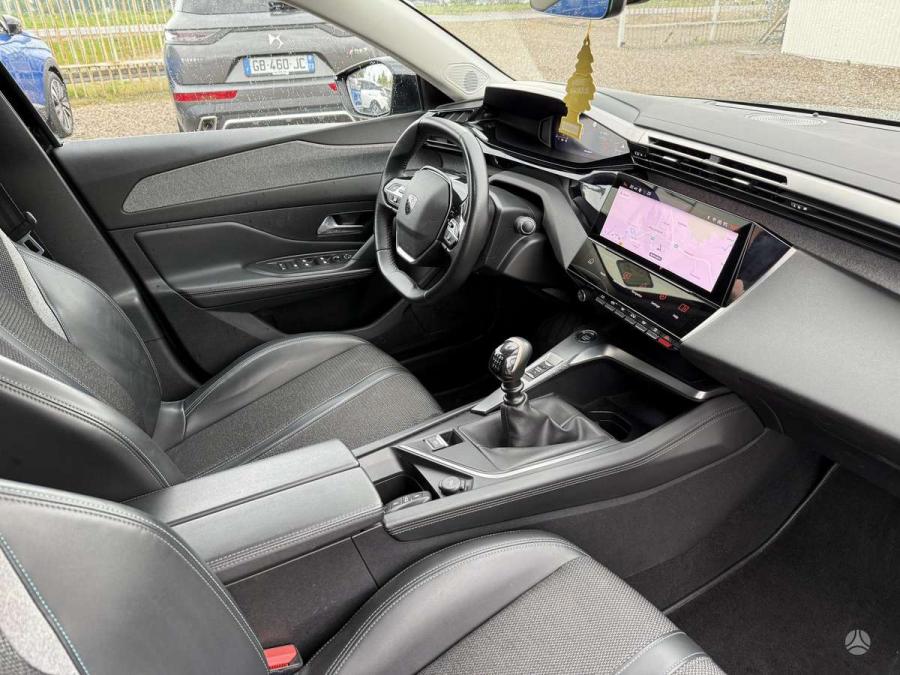 Black Peugeot 308 2022 in Marijampole, with an engine capacity of 1.50 L and mileage of 165 thousand km for 12336 €, photo 19 on AUTOMOTO.COM.LV