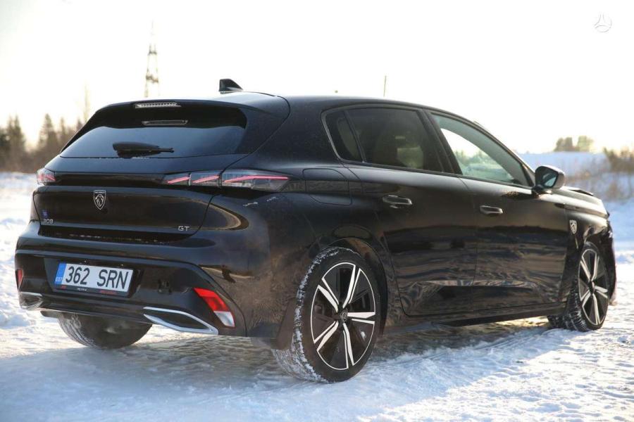 Melns Peugeot 308 2023 Tallina, ar dzinēja tilpumu 1.20 L un nobraukumu 49 tūkst. km par 6700 €, foto 7 vietnē AUTOMOTO.COM.LV