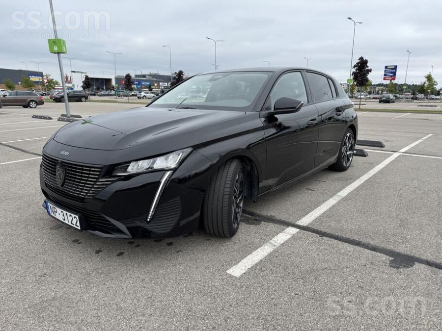 Melns Peugeot 308 2023 Rīga, ar dzinēja tilpumu 1.20 L un nobraukumu 19 tūkst. km par 19580 €, foto 1 vietnē AUTOMOTO.COM.LV