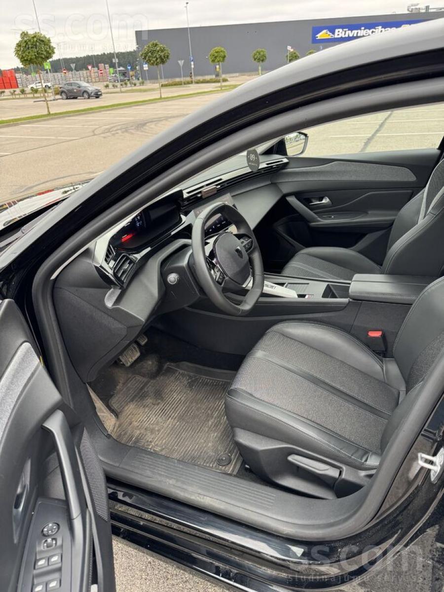 Melns Peugeot 308 2023 Rīga, ar dzinēja tilpumu 1.20 L un nobraukumu 19 tūkst. km par 19580 €, foto 8 vietnē AUTOMOTO.COM.LV