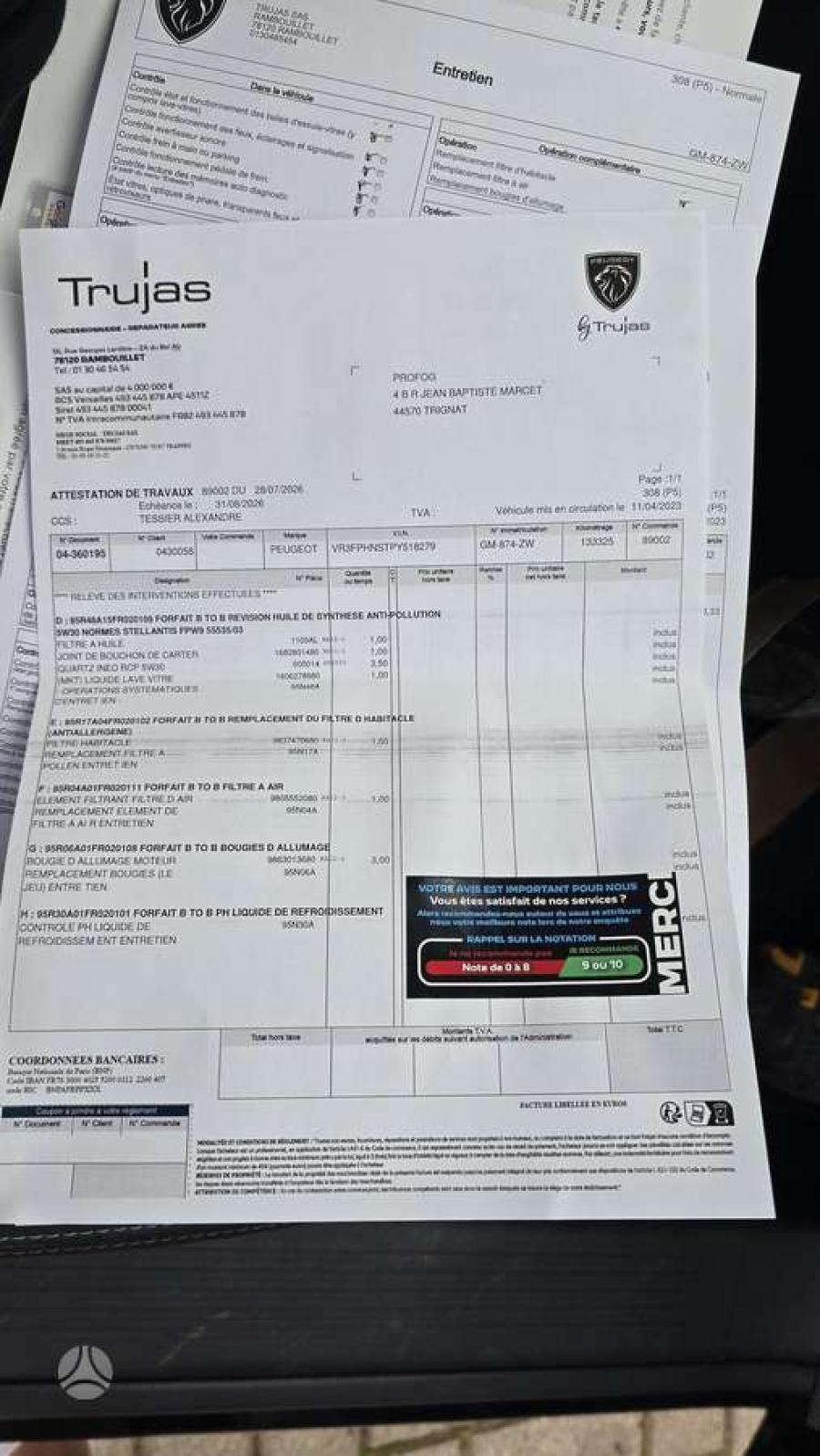 Черный Пежо 308 2023 в Таураге, объемом двигателя 1.20 л и пробегом 133 тыс. км за 11979 €, фото 18 на AUTOMOTO.COM.LV