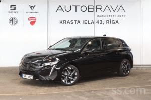 Black Peugeot 308 2023 in Riga, with an engine capacity of 1.20 L and mileage of 23 thousand km for 18490 €, photo  on AUTOMOTO.COM.LV