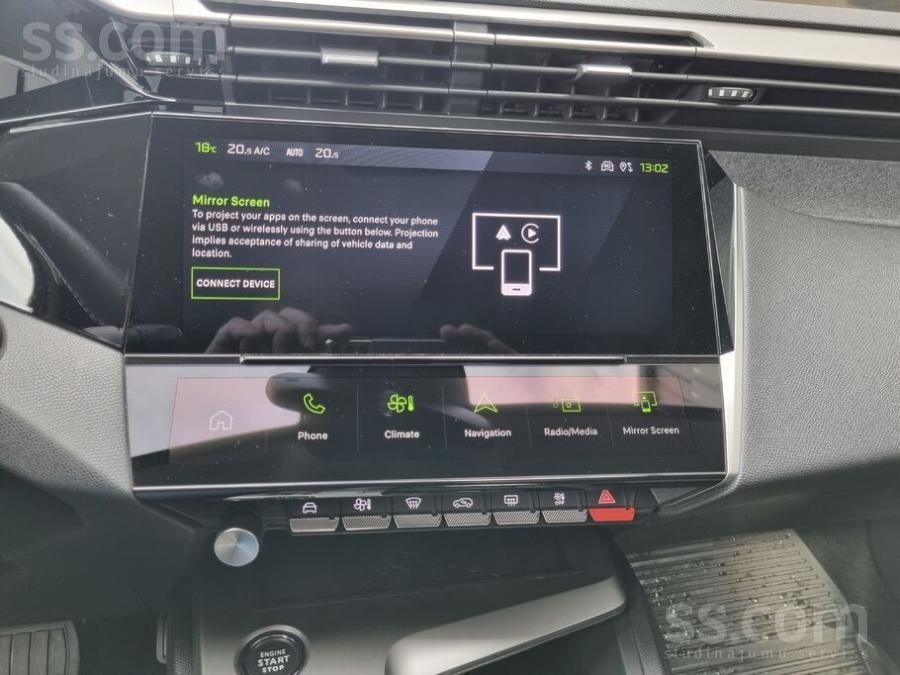 Black Peugeot 308 2025 in Riga, with an engine capacity of 1.50 L and mileage of 35 thousand km for 22600 €, photo 12 on AUTOMOTO.COM.LV