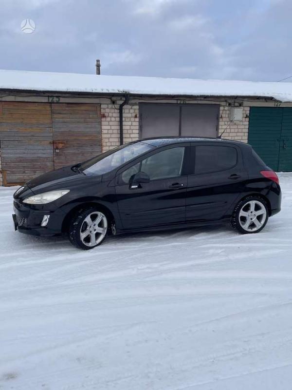Black Peugeot 308 2007 in Mazeikiai, with an engine capacity of 1.60 L and mileage of 226 thousand km for 3200 €, photo 7 on AUTOMOTO.COM.LV