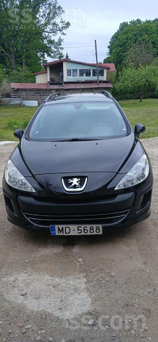 Melns Peugeot 308 2008 Bauska, ar dzinēja tilpumu 1.60 L un nobraukumu 321 tūkst. km par 1200 €, foto 1 vietnē AUTOMOTO.COM.LV