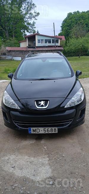 Black Peugeot 308 2008 in Bauska, with an engine capacity of 1.60 L and mileage of 321 thousand km for 1200 €, photo  on AUTOMOTO.COM.LV