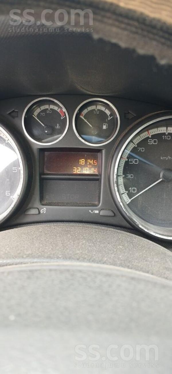 Melns Peugeot 308 2008 Bauska, ar dzinēja tilpumu 1.60 L un nobraukumu 321 tūkst. km par 1200 €, foto 5 vietnē AUTOMOTO.COM.LV
