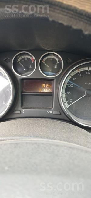 Черный Пежо 308 2008 в Бауска, объемом двигателя 1.60 л и пробегом 321 тыс. км за 1200 €, фото 6 на AUTOMOTO.COM.LV