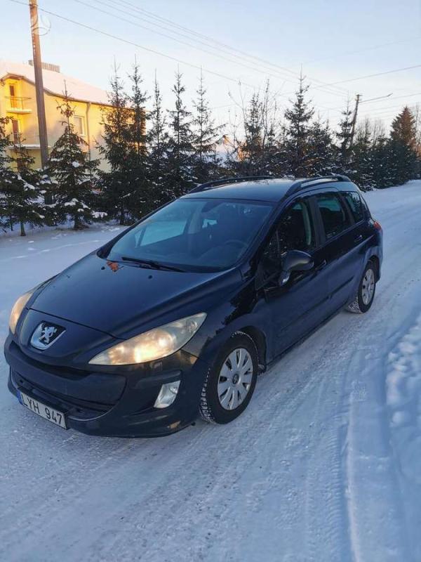 Melns Peugeot 308 2009 Kauņa, ar dzinēja tilpumu 1.60 L un nobraukumu 202 tūkst. km par 950 €, foto 2 vietnē AUTOMOTO.COM.LV