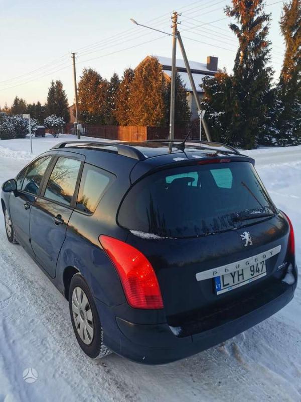 Melns Peugeot 308 2009 Kauņa, ar dzinēja tilpumu 1.60 L un nobraukumu 202 tūkst. km par 950 €, foto 4 vietnē AUTOMOTO.COM.LV