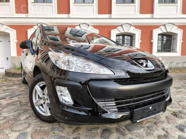 Black Peugeot 308 2009 in Jelgava, with an engine capacity of 1.60 L and mileage of 164 thousand km for 3350 €, photo 3 on AUTOMOTO.COM.LV