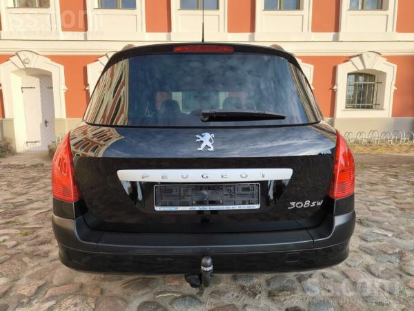 Black Peugeot 308 2009 in Jelgava, with an engine capacity of 1.60 L and mileage of 164 thousand km for 3350 €, photo 7 on AUTOMOTO.COM.LV