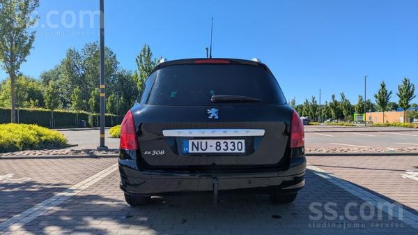 Черный Пежо 308 2009 в Рига, объемом двигателя 1.60 л и пробегом 139 тыс. км за 3999 €, фото 5 на AUTOMOTO.COM.LV