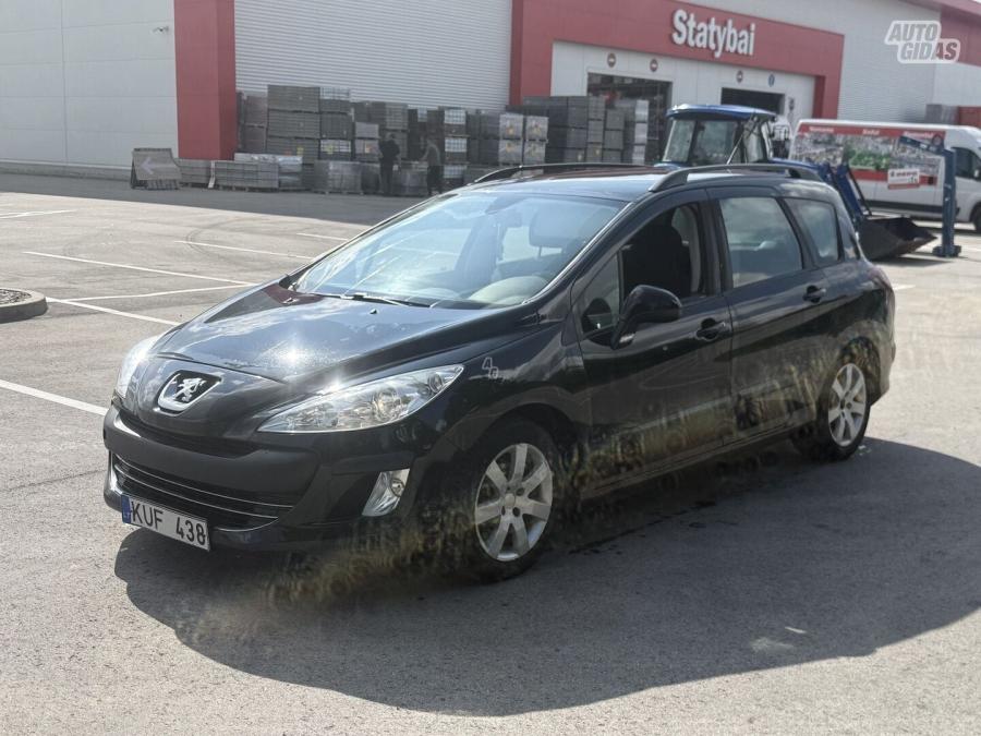 Черный Пежо 308 2009 в Шяуляй, объемом двигателя 1.60 л и пробегом 379 тыс. км за 888 €, фото 1 на AUTOMOTO.COM.LV