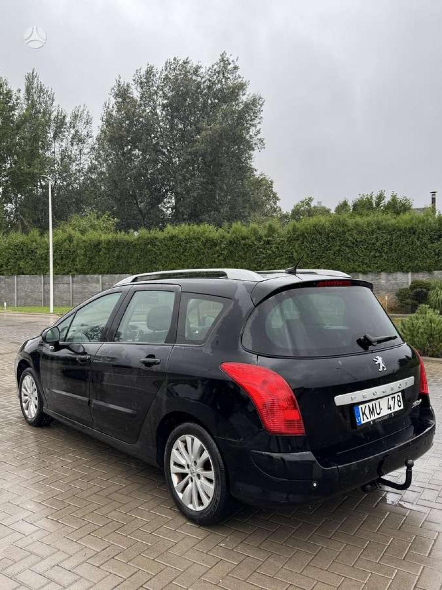 Melns Peugeot 308 2009 Tauragė, ar dzinēja tilpumu 1.56 L un nobraukumu 320 tūkst. km par 1680 €, foto 4 vietnē AUTOMOTO.COM.LV