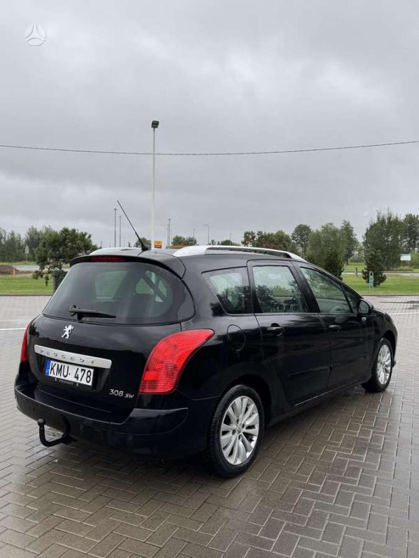 Melns Peugeot 308 2009 Tauragė, ar dzinēja tilpumu 1.56 L un nobraukumu 320 tūkst. km par 1680 €, foto 4 vietnē AUTOMOTO.COM.LV