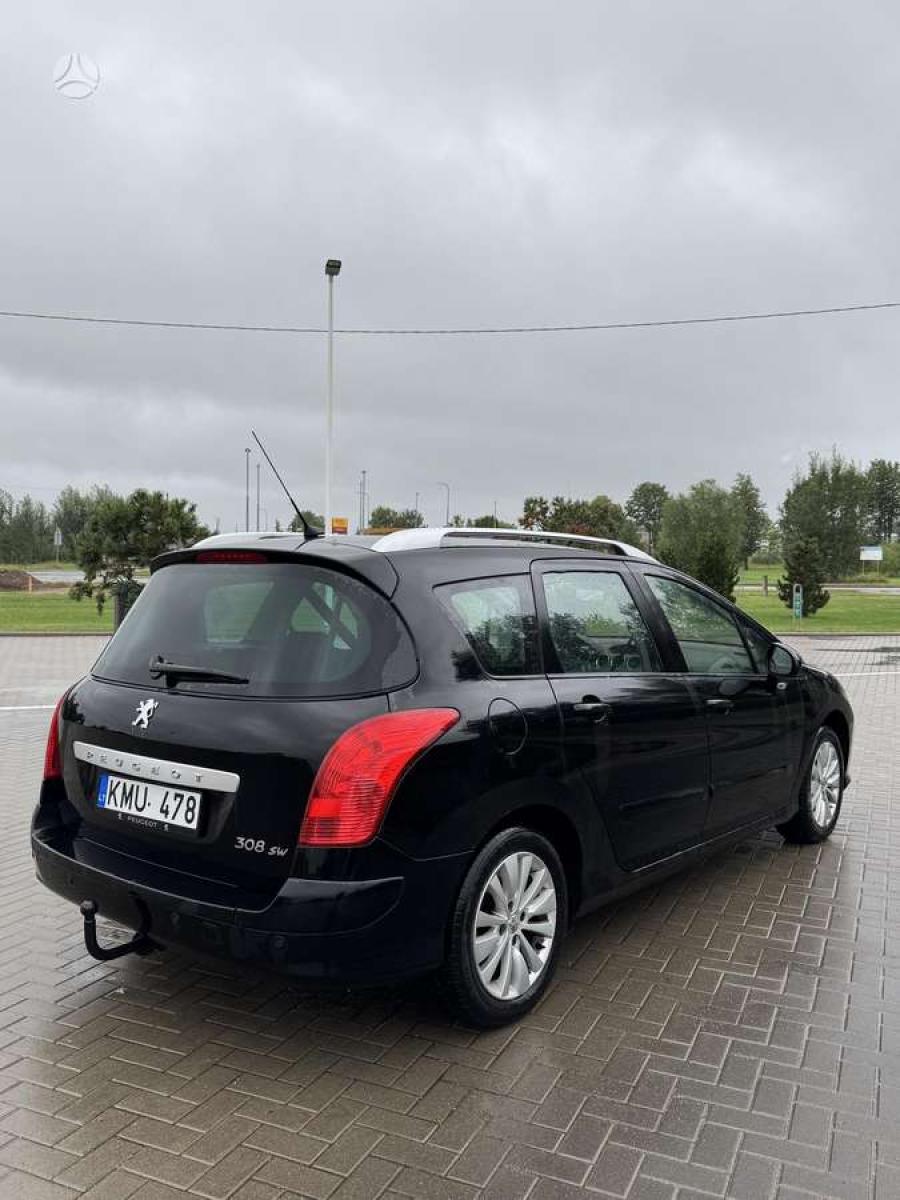 Melns Peugeot 308 2009 Tauragė, ar dzinēja tilpumu 1.56 L un nobraukumu 320 tūkst. km par 1680 €, foto 5 vietnē AUTOMOTO.COM.LV